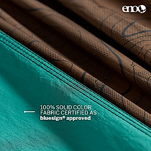 ENO DoubleNest Hammock Prints - Fade Teal/Chartreuse