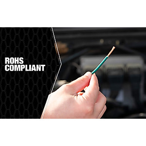 Southwire 55835023 Primary Wire, 18-Gauge Bulk Spool, 100-Feet, Green