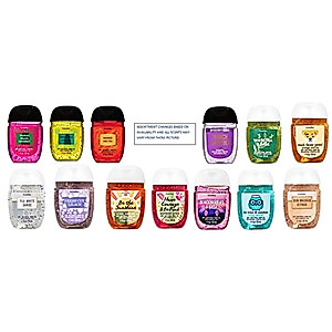 Bath and Body Works Anti-Bacterial Hand Gel 10-Pack PocketBac Sanitizers, Assorted Scents, 1 fl oz each