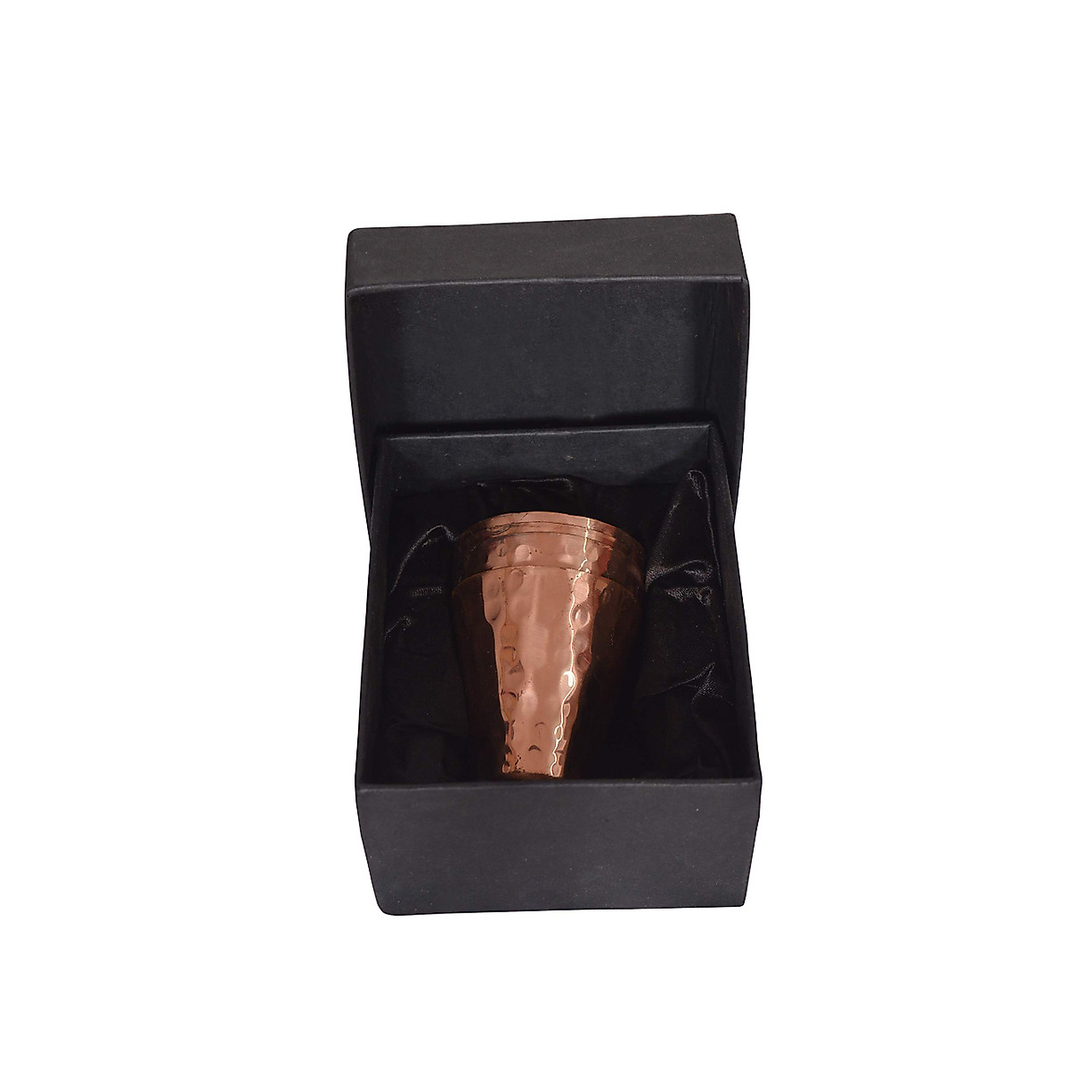 Generic Copper Essentials Mascow Mule Hammered Copper Shot Glasses(Set Of 4) 100% Pure Copper With Gift Boxes