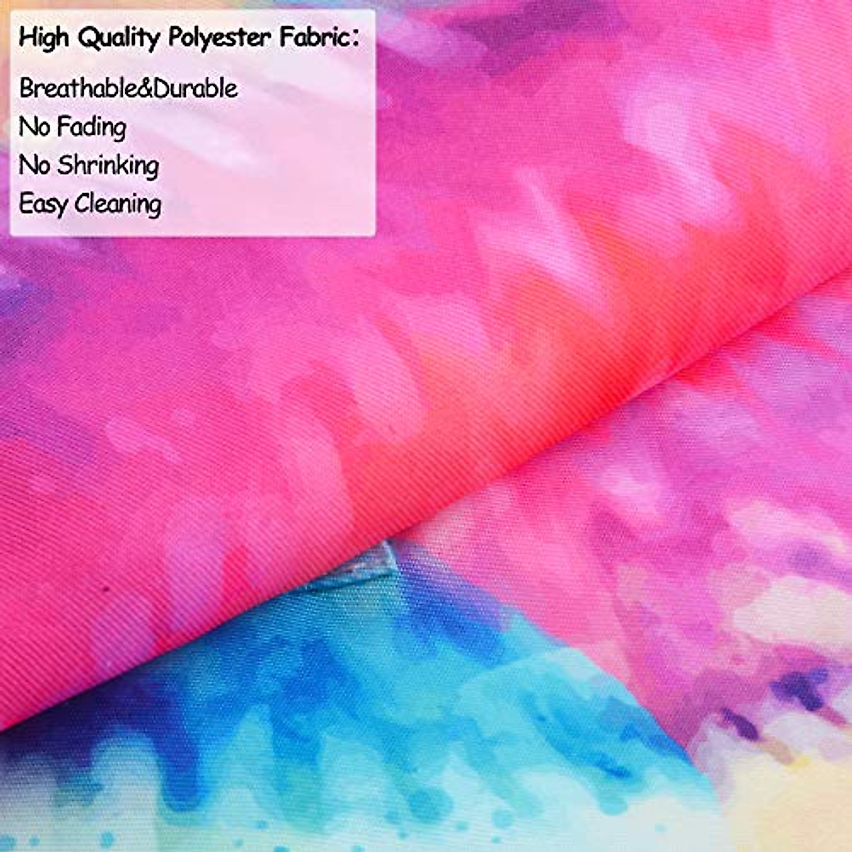 Kid Girls Boys Apron, Adjustable Kitchen Cooking Chef Apron with Pocket for Cooking Baking Art Painting Gardening,Tie Dye, 6-12Years