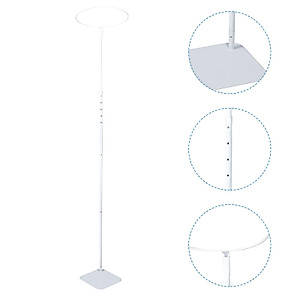 Kisangel Net Stand Adjustable Crib Canopy Holder Clip- on Net Holder Support Bracket Mounting Rack Accessories for Home Crib Cot Bed Easy Assembly Installation