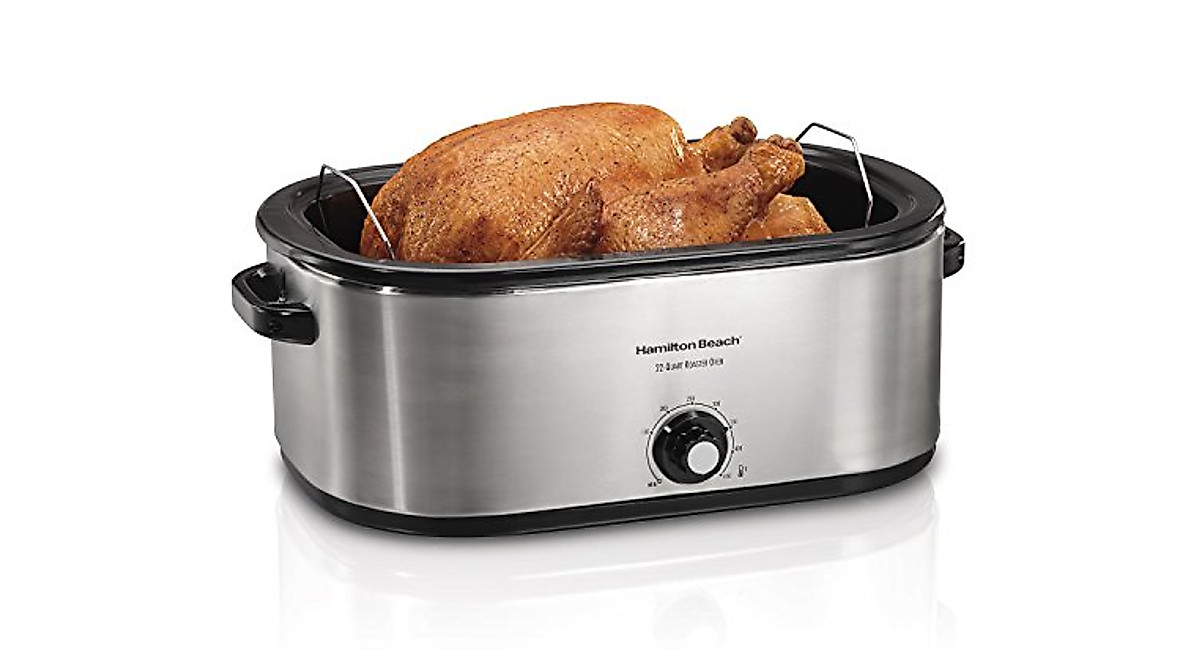 Hamilton Beach 22 Qt Turkey Roaster Oven for Holiday & Family Feasts