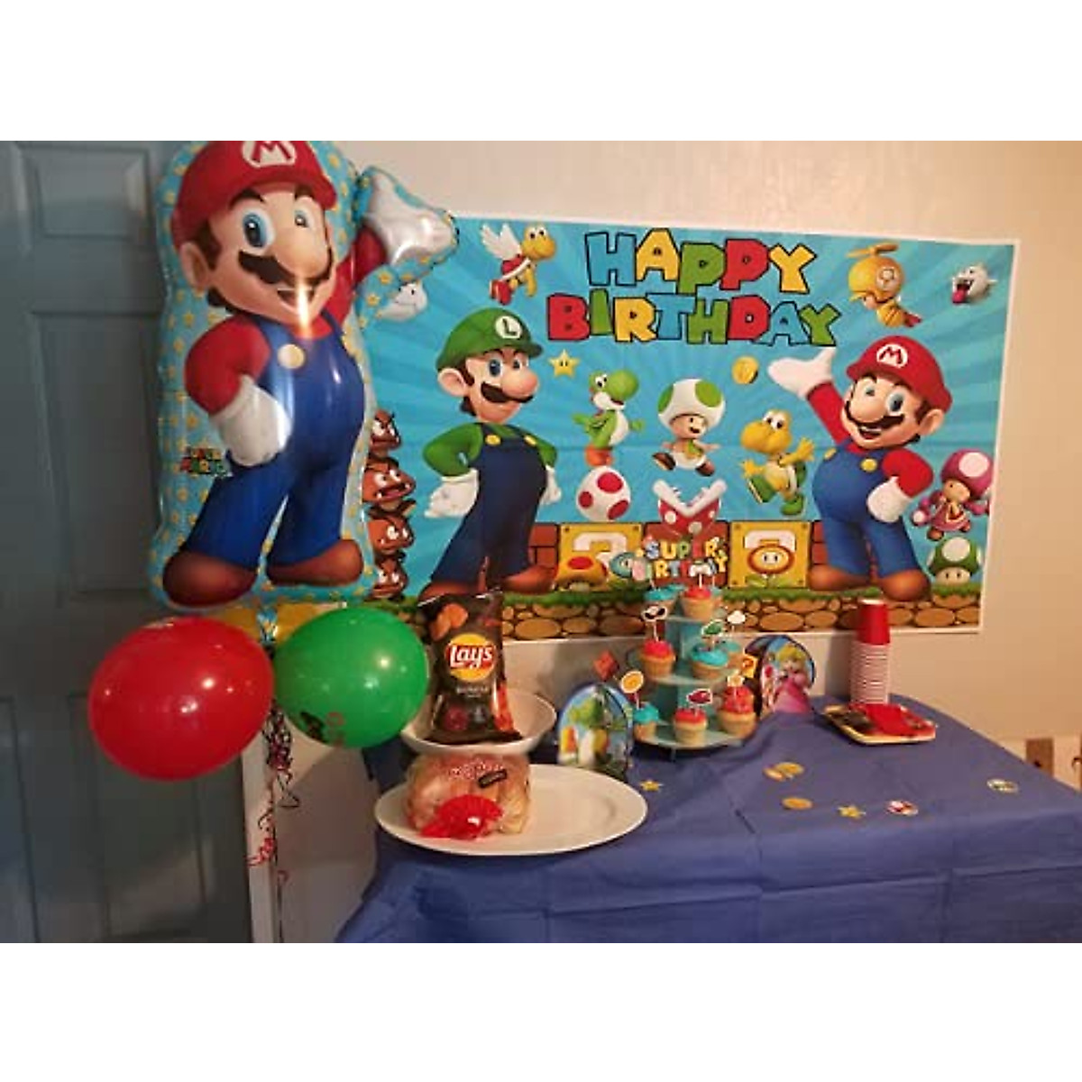 Theme Party Background Cartoon Party Background Children Birthday Party Photo Background Photography Banner Birthday Party Decoration 5X3FT