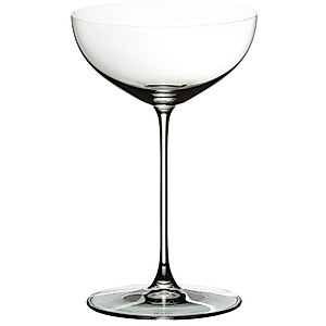 Riedel Veritas Moscato/Coupe/Martini Glass, Pack of 4 Includes Wine Pourer with Stopper and Polishing Cloth