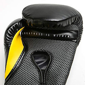 Everlast Elite Pro Style Training Gloves, Black, 14 oz