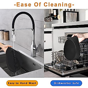 LAECHATAR Silicone Crockpot Liner Reusable Fit 7-8 Quart Oval Crock Pots/Slow Cookers- Prolong The Life of Your Slow Cooker (Grey/1pc)