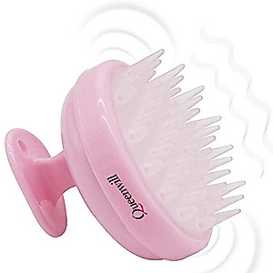 Electric Scalp Massager, Scalp Scrubber, Cordless Hair Scalp Massager Portable Head Scratching Massager with 2 Modes Vibration Comb for Hair Growth, Deep Cleansing and Stress Relaxation