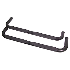 Rugged Ridge 11590.81 Tube Side Step Kit, Round, 3 Inch, Black; 84-01 Jeep Cherokee XJ