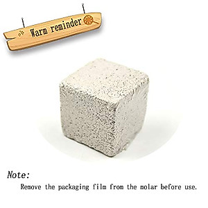 PINVNBY 15 Pcs Rabbits Lava Blocks Bunny Teeth Grinding Stone Small Animal Mineral Calcium Stone Chews Toy for Hamsters,Chinchillas and Parrot