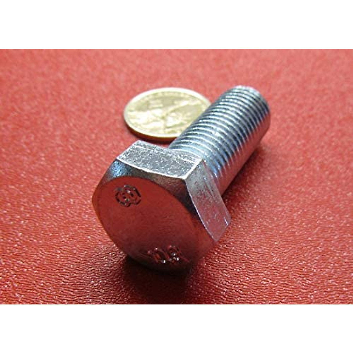 Class 10.9 Zinc Steel Hex Bolts FT M16 x 2 mm x 45 mm Long 5 pcs