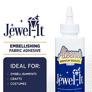 Aleene's Jewel-It Embellishing Glue, 4 Ounces, Clear, 4 Fl Oz