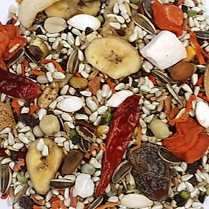 Sweet Harvest Parrot Bird Food (with Sunflower Seeds), 4 lbs Bag - Seed Mix for a Variety of Parrots