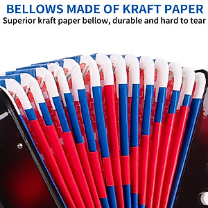 Kids Accordion, Horse 10 Keys Control Kids Accordion Musical Instruments for Kids Children Beginners Lightweight and Environmentally-friendly (Black)