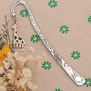 Giraffe Jewelry for Women Girls Set Bookmarker Girrafe Birthday Things Girrafe Cute Giraffe Bookmark