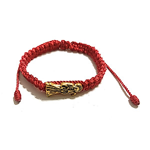 Red Thread Bracelet Pulsera Roja de hilo de la Santa Muerte
