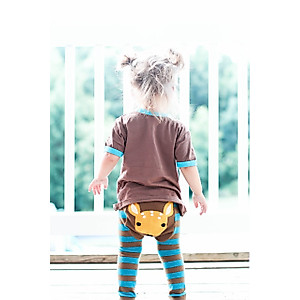 Doodle Pants Baby Leggings Woodland Fawn Leggings | Size L 18-24M