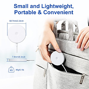 Magnetic Wireless Charger 3 in 1, 15W Fast Wireless Charging for iPhone 14/13/12/11 Series/XS Max/XS/XR/X/8/8 Plus, Compatible with Apple iWatch SE/7/6/5/4/3/2, AirPods Pro/3/2