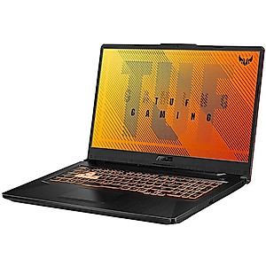 asus TUF Gaming A17 Gaming Laptop, 17.3" FHD 144Hz IPS, AMD Ryzen 5 4600H,16GB DDR4 RAM, 1TB PCIe SSD, NVIDIA GeForce GTX 1650, RGB Backlit Keyboard, Windows 11, Bonfire Black