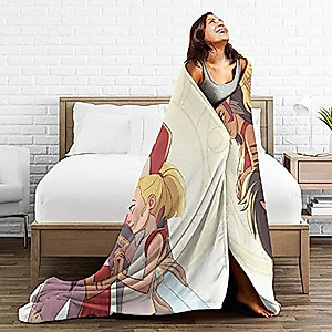 ABSFORTY Cozy Flannel Blanket Ultra-Soft Micro She-Ra - Princess of Po-wer Fleece Blanket Bed Throws Blanket for Sofa or Bed 50"x40"