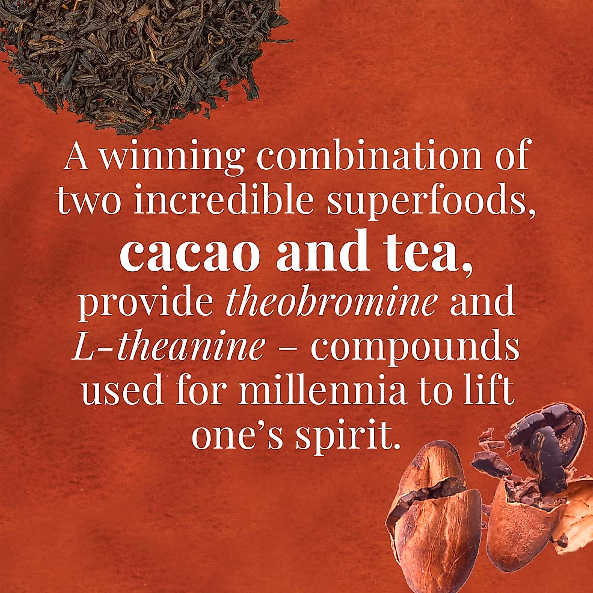 The Republic of Tea - Theo and Thea Blood Orange Spice Full-Leaf Black Tea, 14 Pyramid Sachets, Low Caffeine