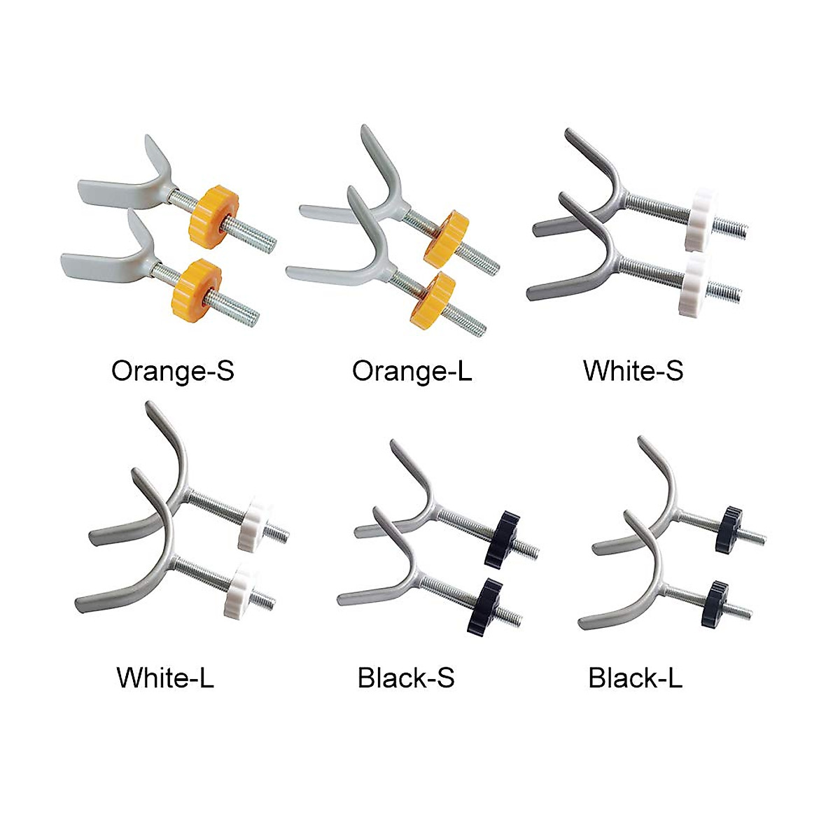 EKDJKK 2Pcs Baby Gate Extra Long Y Spindle M10 (10mm) Stair Banister Adapter Y Threaded Spindle Rods for Pressure Mounted Baby and Pet Safety Gates Baby Tension Gate Extender (White)