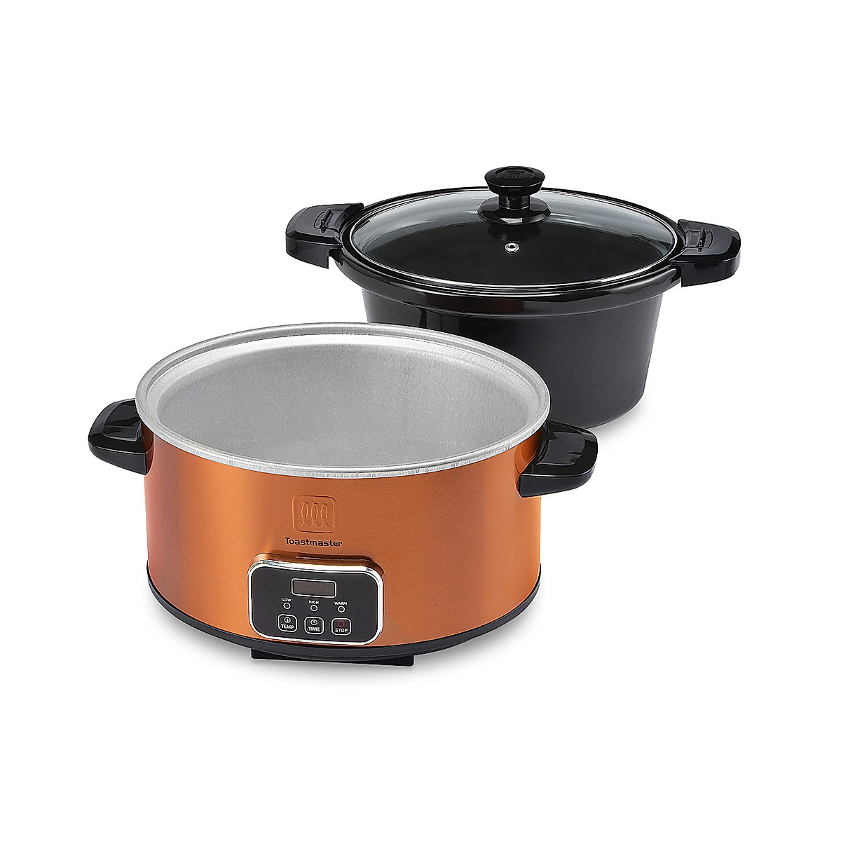 Toastmaster 4-Quart Digital Slow Cooker with Locking Lid (Copper)