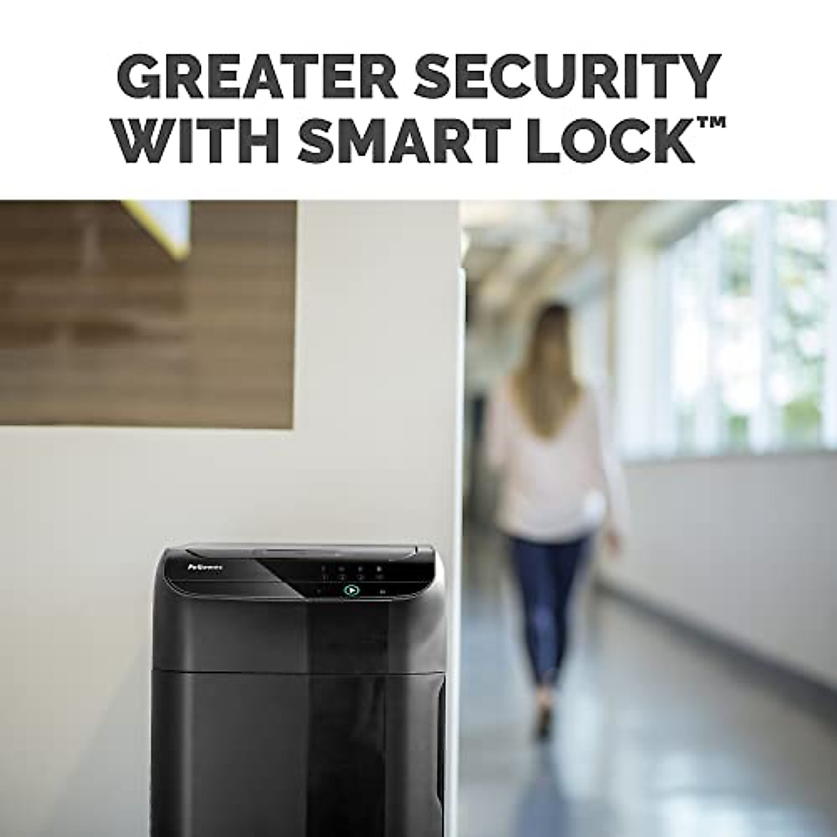 Fellowes AutoMax 350C Cross-Cut Commercial Office Auto Feed 2-in-1 Paper Shredder with 350 Sheet Capacity (4694001)