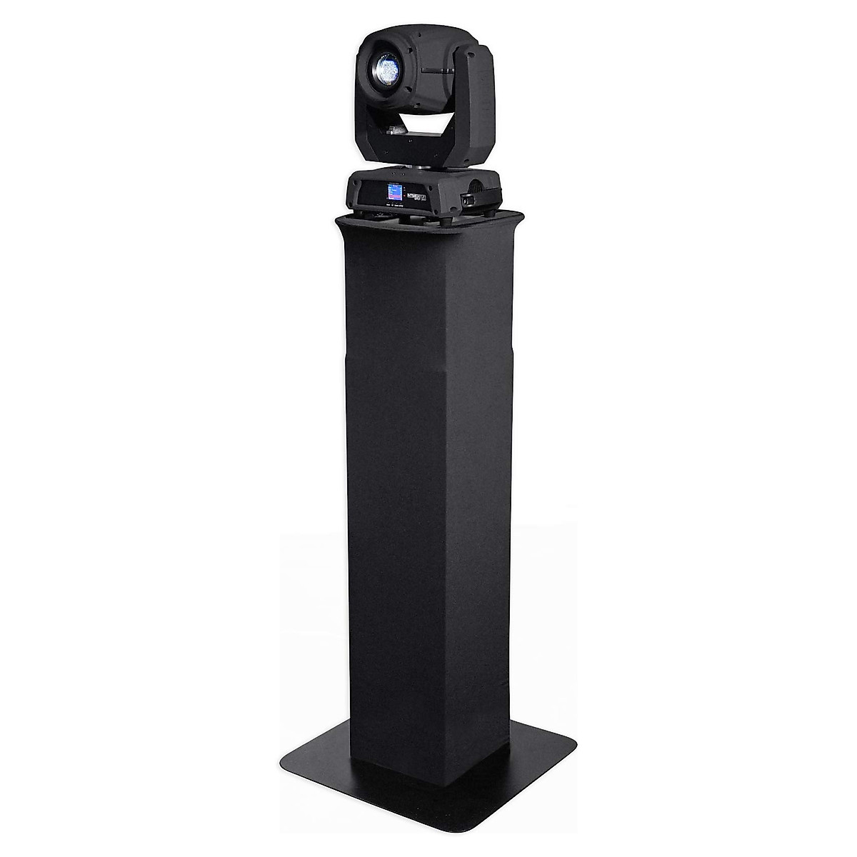 Rockville Totem Moving Head Light Stand+Black+White Scrims+Carry Bags, (RTP32B)