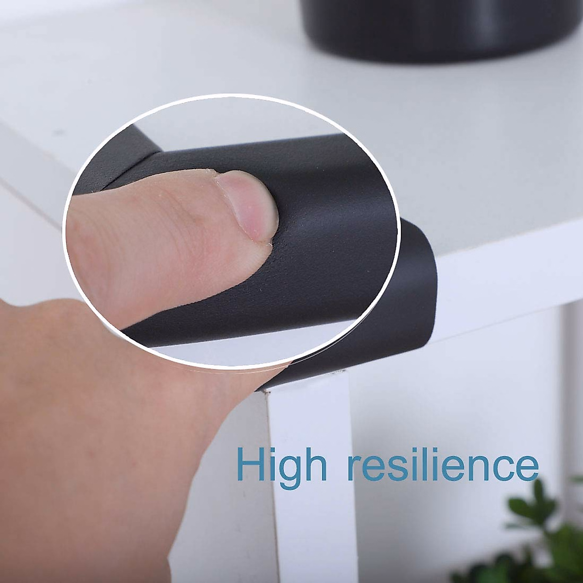 uxcell Foam Furniture Table Desk Edge Cover Pads Protector Corners Cushion Bumper Guard Black