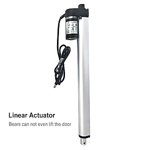 JVR Chicken Coop Door Automatic Smart 2.4 GHz WIFI Opener with Safety Mechanism, Work With Alexa & Google Assistant, Rainproof Sunrise/Sunset Timer Controller Actuator Motor APP/Remote (Smart Version)