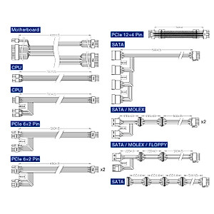 FSP Hydro PTM Pro 1200W 80 Plus Platinum Full Modular ATX 12V Power Supply (HPT2-1200M)