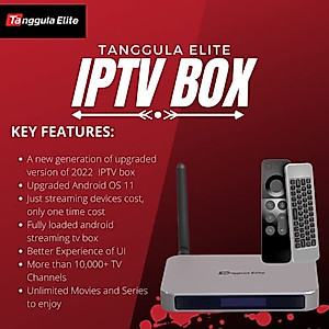 Elite Max Series 4Gb 128GB Android 11 IP TV Box New Technology