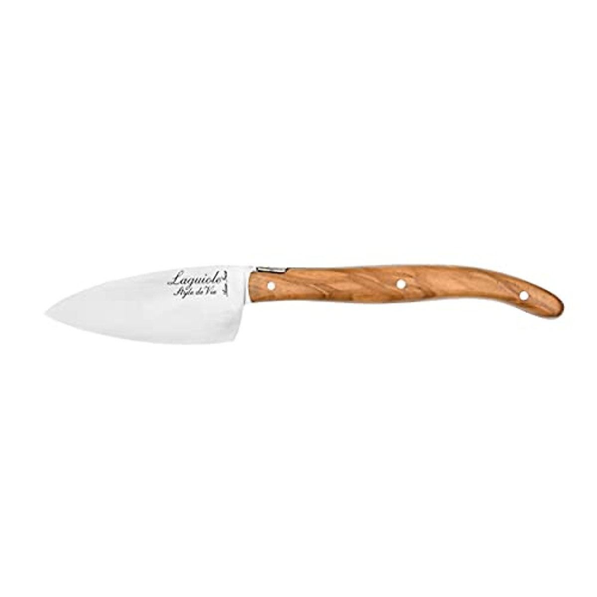 Laguiole Style de Vie Cheese knives, Luxury Line, 3 pieces, Olive Wood, in giftbox