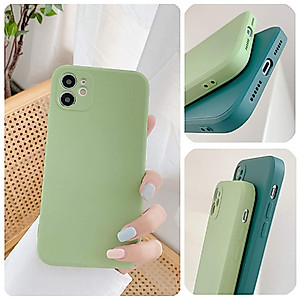 ZEZHOU Compatible with iPhone 11 Case, Upgrade Defender Liquid Silicone, [Full Covered Camera] [Soft Microfiber Lining] Shockproof Slim Thin Protective Phone Case for iPhone 11 6.1 inch, Black