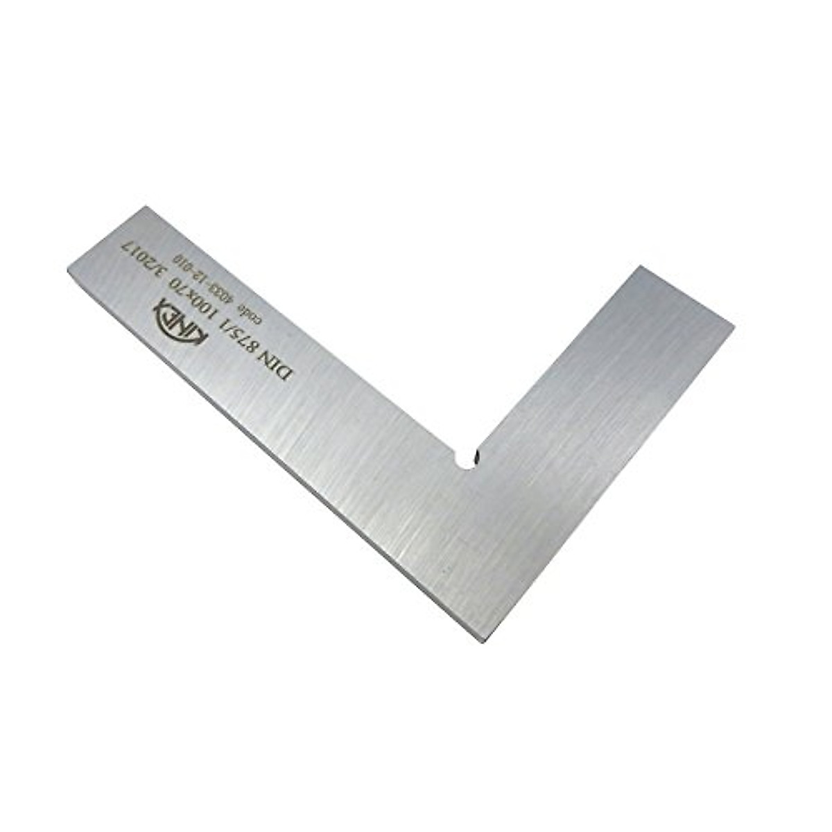 Kinex 4033-12-010 4 Inches Tall x 2.75 Inches Wide Flat Solid Machinist Square DIN 875/1 Square to w/in 0.0005 Inches