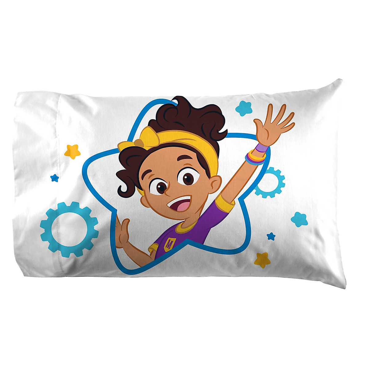 Jay Franco Blippi & Meekah Trucks Sheet Set - Toddler Size Sheet Set - Super Soft Kids Cartoon Vehicles 3 Piece Bedding Set - Microfiber Sheets