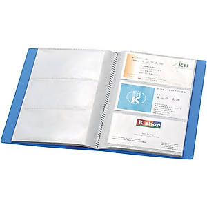 King Jim Simplies Business Card Holder, Compact, Blue, 32SPW Ao