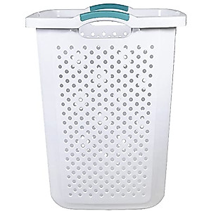CR-FUSE Home Logic XL Lamper Laundry Basket 2.5 Bushel, White