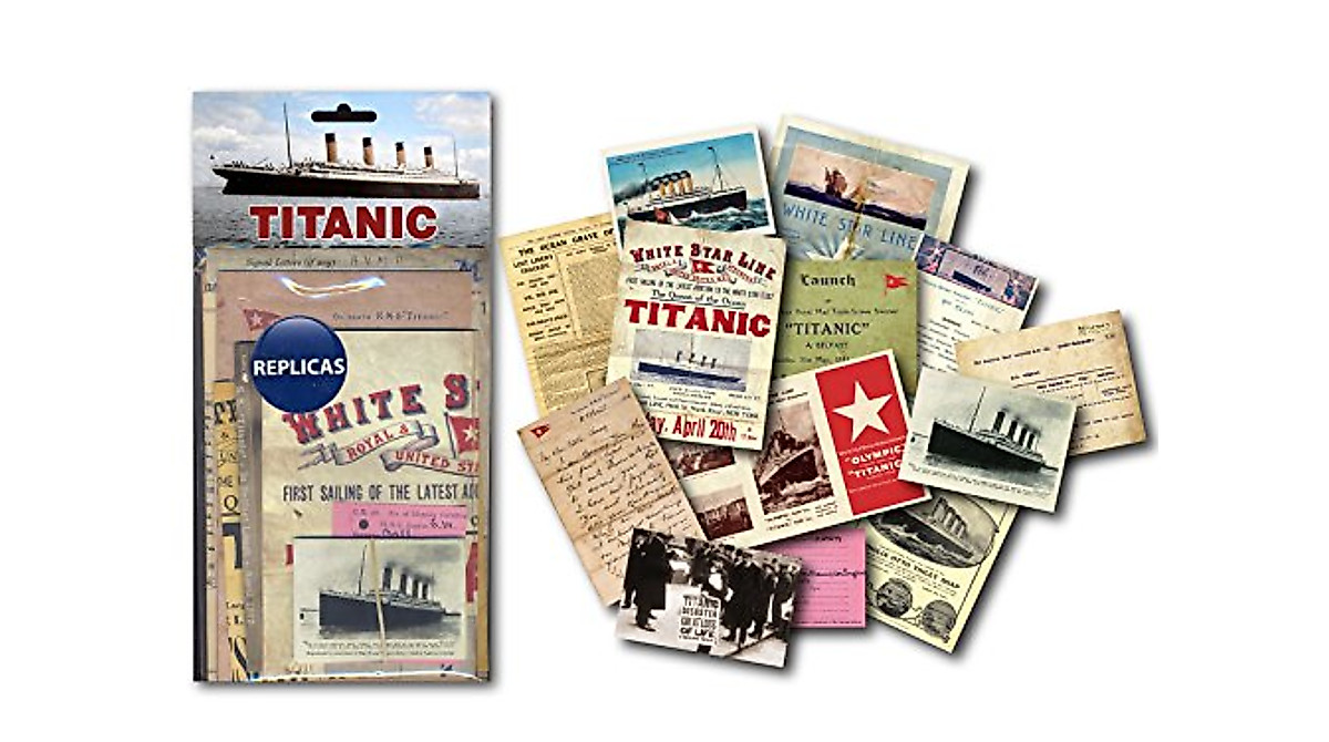 Titanic Memorabilia Pack - Original Replica Historical Items