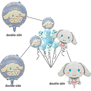 20Pcs Cute Anime Party Decoration Balloons,Aluminum Film Material Double Sided Balloons,Anime Theme Party Supplies,Kawaii Birthday Party Ballons (GG-03)