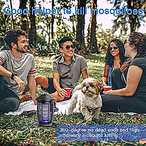 PALONE Electric Bug Zapper for Outdoor/Indoor, 4500V 20W Mosquito Zapper Indoor, Waterproof Mosquitos Killer Outdoor, Fly Zapper for Home Garden Back Yard Patio