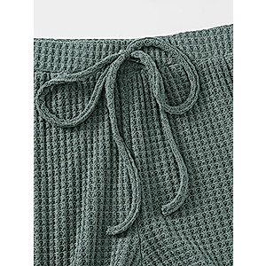 SOLY HUX Women's 2 Piece Sleeveless Crop Tank Top and Shorts Lounge Pajama Set Cami Shorts Sets SleepwearOutfits