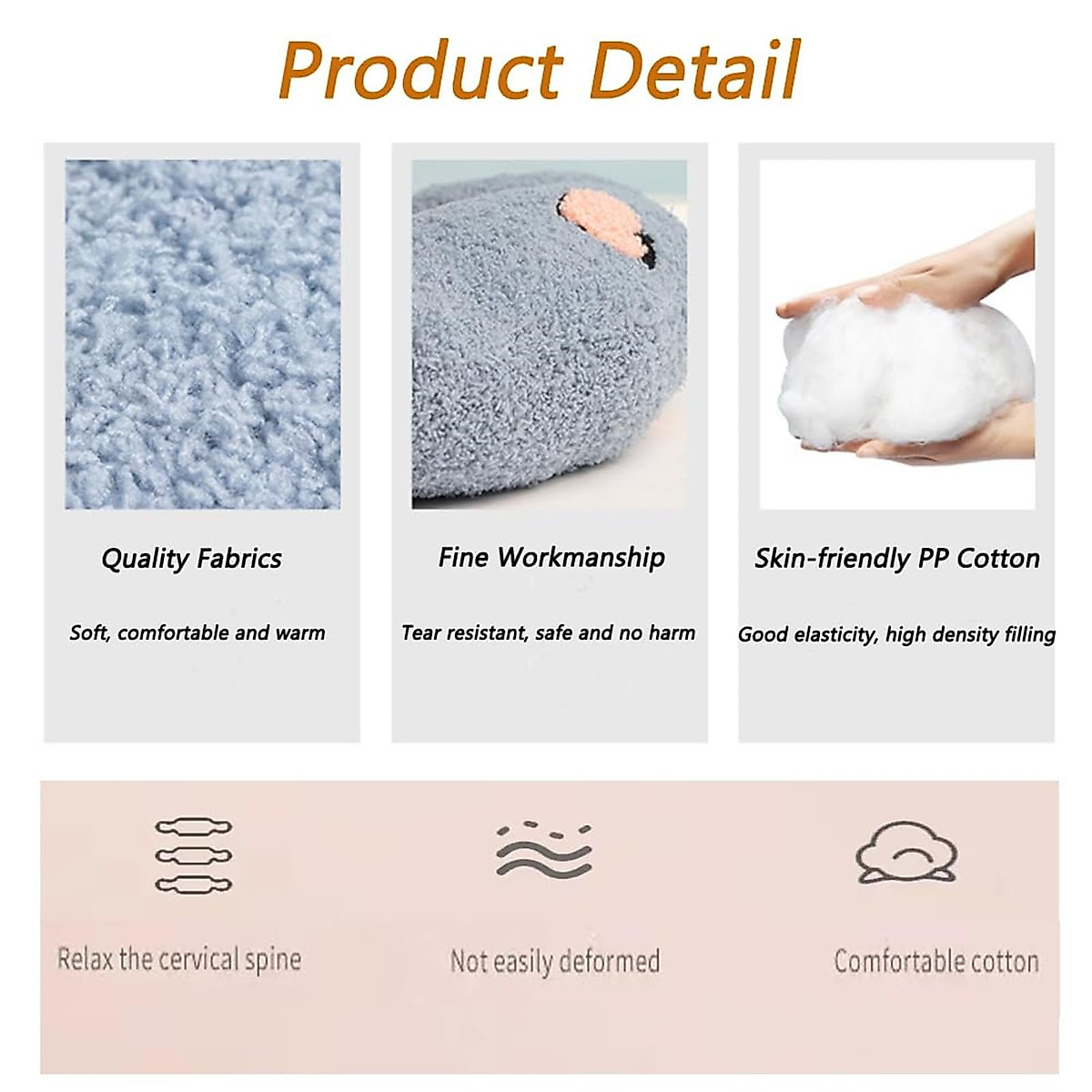 yoiar Cutated Cat Calming Pillow, Cutated Dog Calming Pillow, Cutated Pillow, Cutated Dog Neck Pillow, The Calming Pillow for Dogs Cutated, Cutated Calming Pillow for Cats (Yellow)