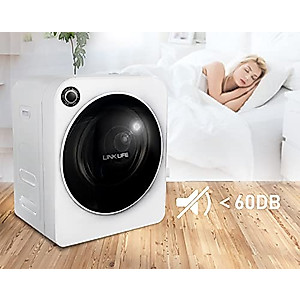 11Lbs 2.6 cu.f Electric Portable Clothes Dryer - LINKLIFE Portable Tumble Clothes Laundry Dryer, Stainless Steel Drum, Mechanical Control