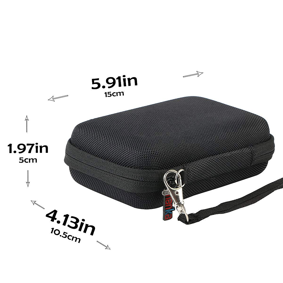 khanka Hard Travel Case Replacement for Rode Wireless GO II Single/GO Dual Channel Compact Digital Wireless Microphone System (Rode GO)/ME Clip-on Wireless Microphone System