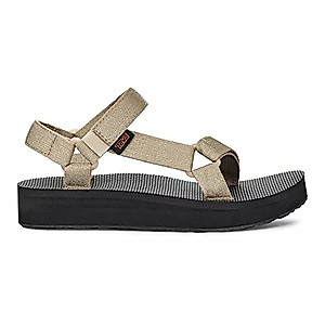 Teva Women's Midform Universal Sandal, Metallic Champagne, 6