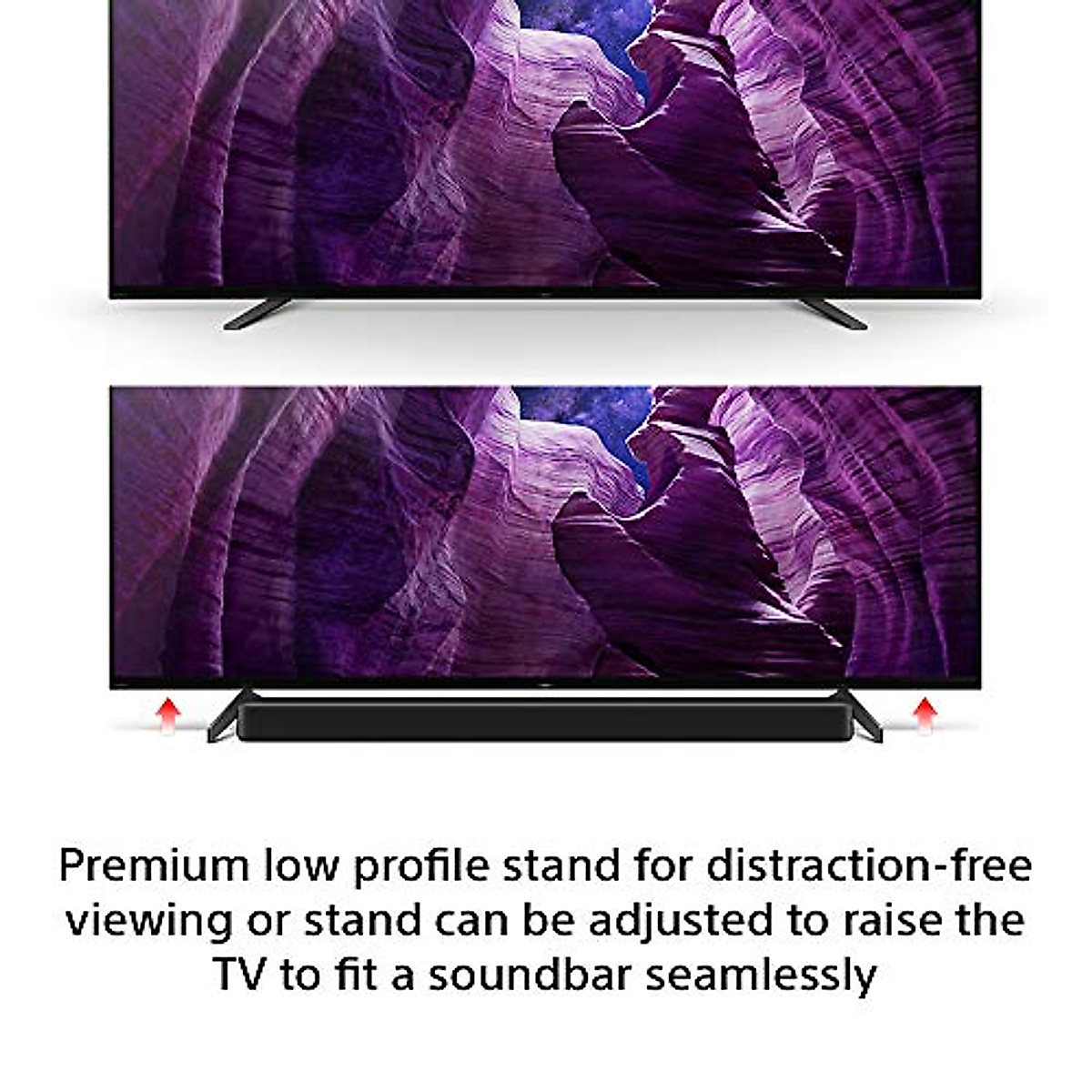 Sony A8H 65-inch TV: BRAVIA OLED 4K Ultra HD Smart TV with HDR and Alexa Compatibility - 2020 Model