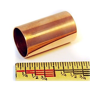 Polished Copper Pipe "Stubby" Guitar Slide (1.5 inch)