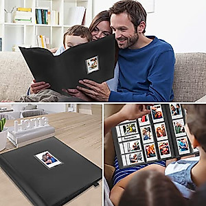 560 Pockets Photo Album for Fujifilm Instax Mini Camera, Polaroid Zink 2x3 Photo Camera, for Fujifilm Instax Mini 11 12 9 40 Evo Liplay 8 7+ Instant Camera, Polaroid Snap PIC-300 Z2300 Camera (Black)